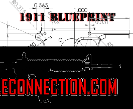 M1911 Pistol Frame Blueprint