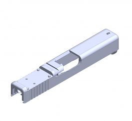 GLOCK 19 SLIDE WITH VORTEX VIPER CUT